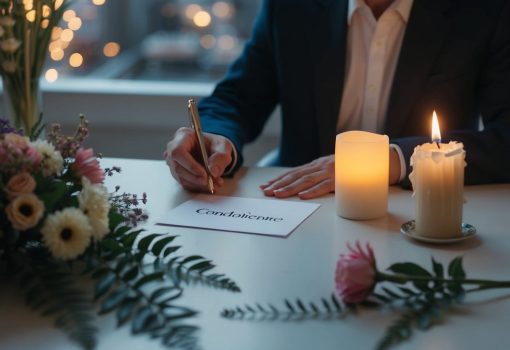 Vad skriver man på kort till begravning?